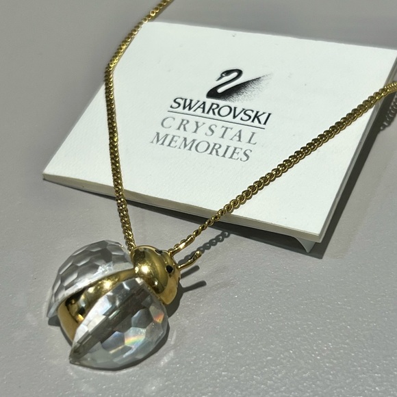 Swarovski | Jewelry | Swarovski Ladybug Necklace Crystal Memories ...